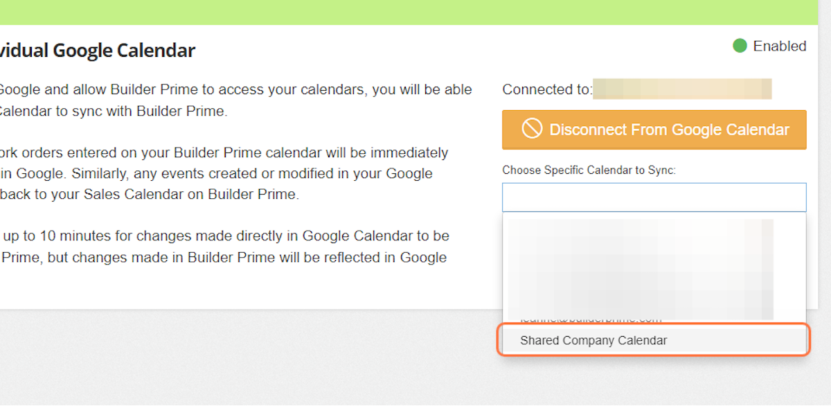 Google and Outlook Calendar Integration